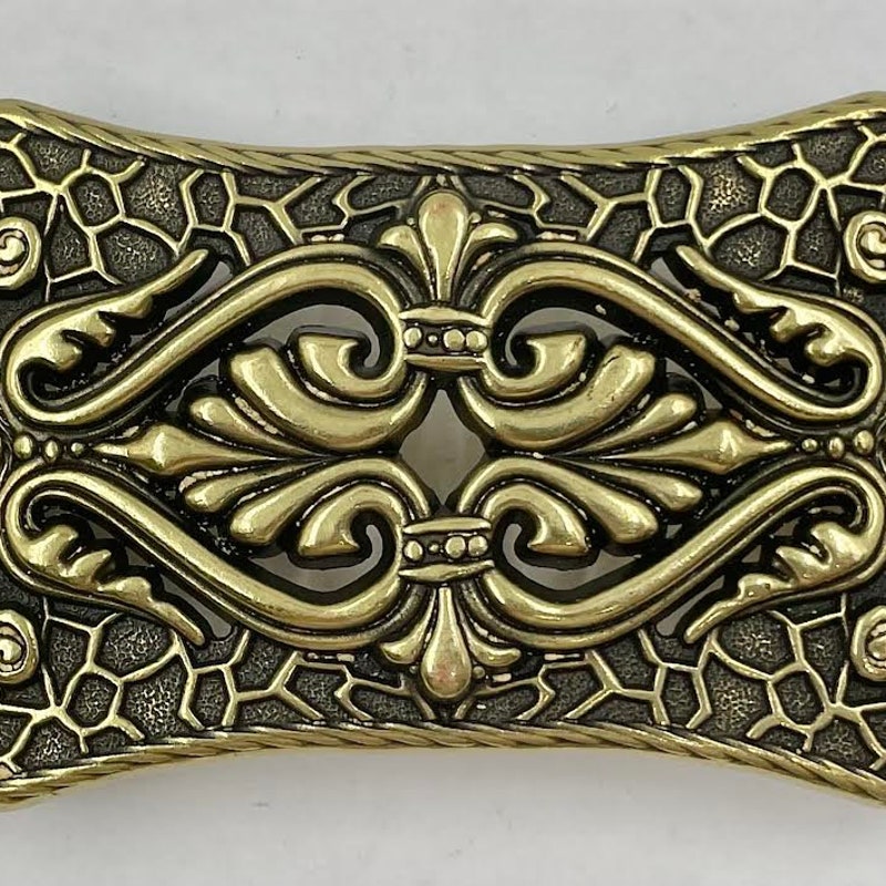 Vintage Brass Buckle 1800s - Etsy