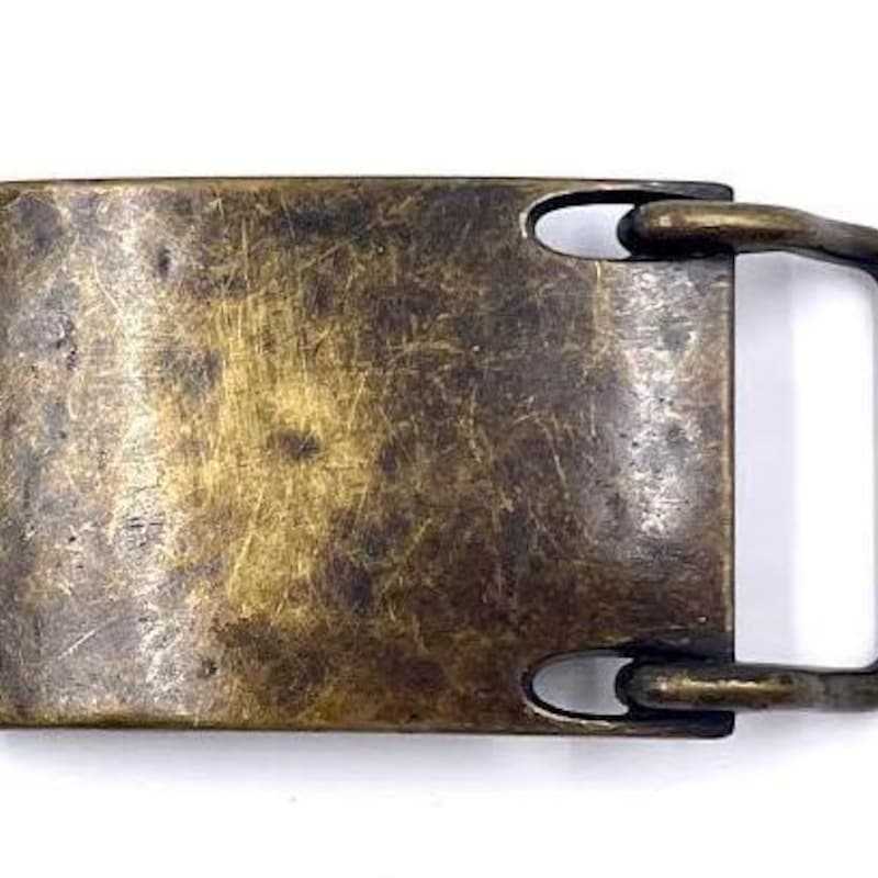 Colonial Brass Belt Buckle - Etsy
