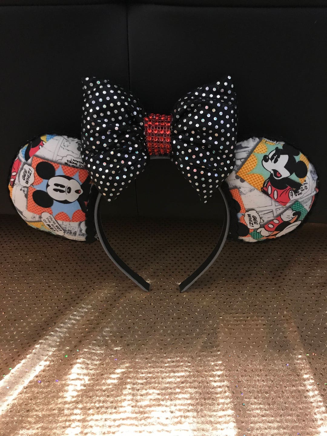 Disney Mickey Mouse Headband - Etsy