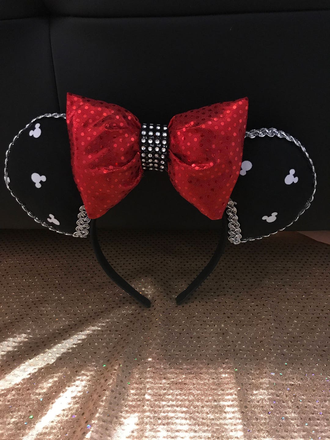 Mickey Mouse Print Headband - Etsy