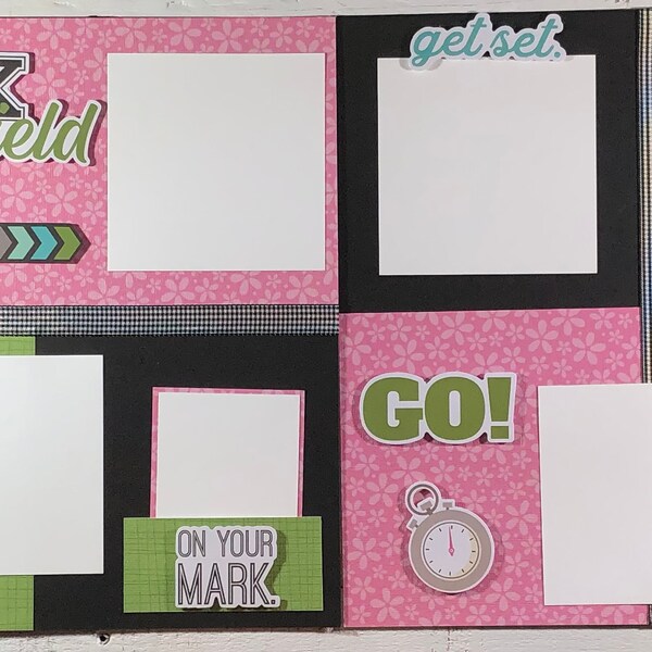 Premade Scrapbook Pages - Etsy