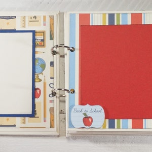 School 8x6 Premade Scrapbook Album - Etsy