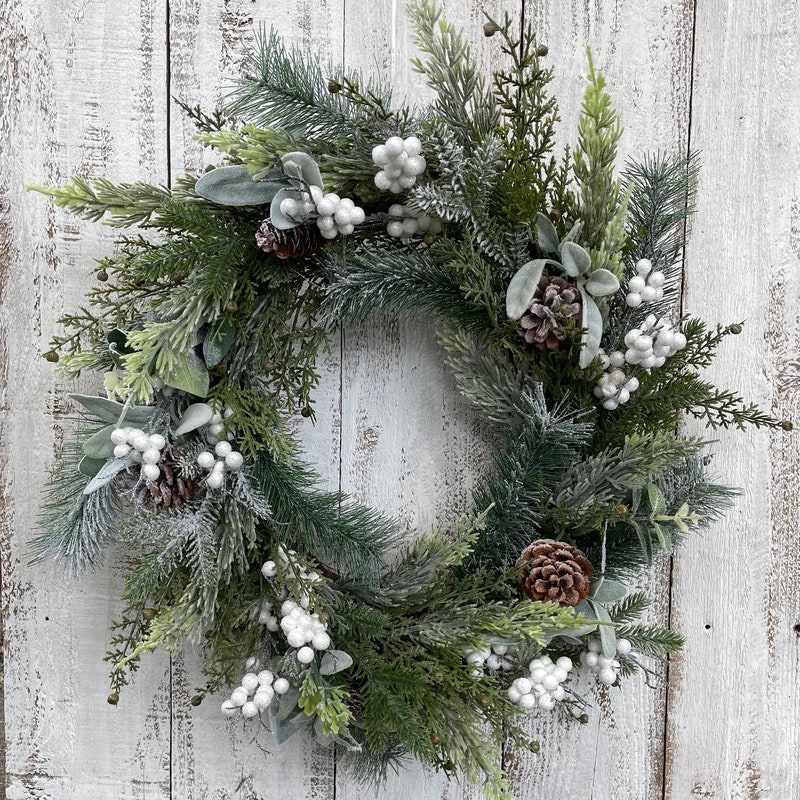 Winter Wreath - Etsy