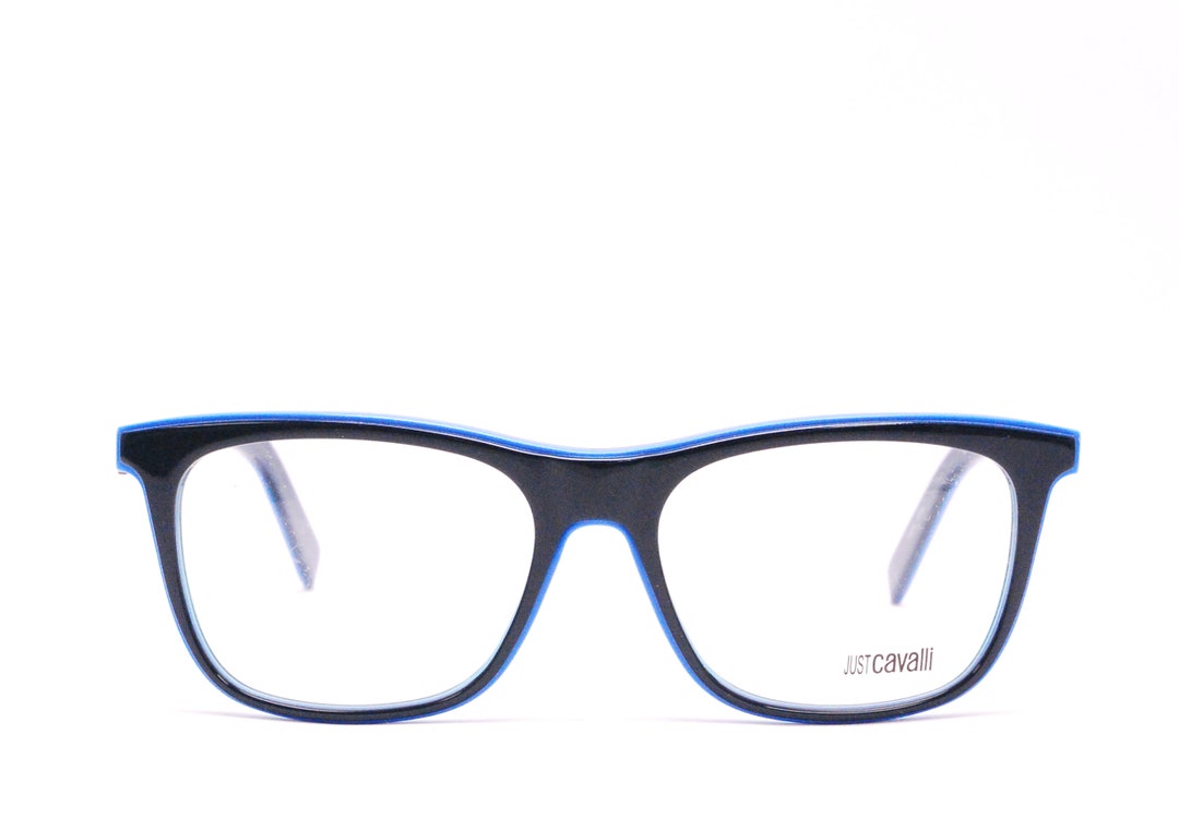 Vintage Deadstock Blue JUST CAVALLI Eyeglasses / Model# JC 0606 / Made in Italy / Retro ...