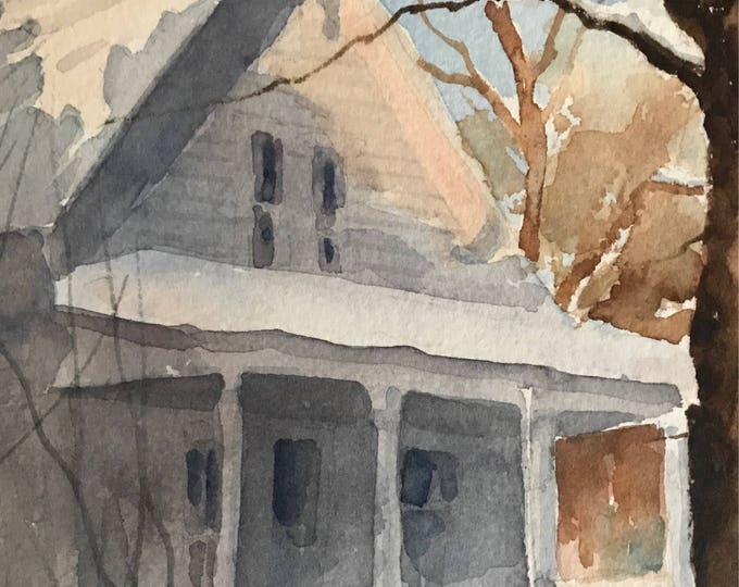 96551 Warm Evening Light an Original Watercolor by A Dale Harsh, Artist ...