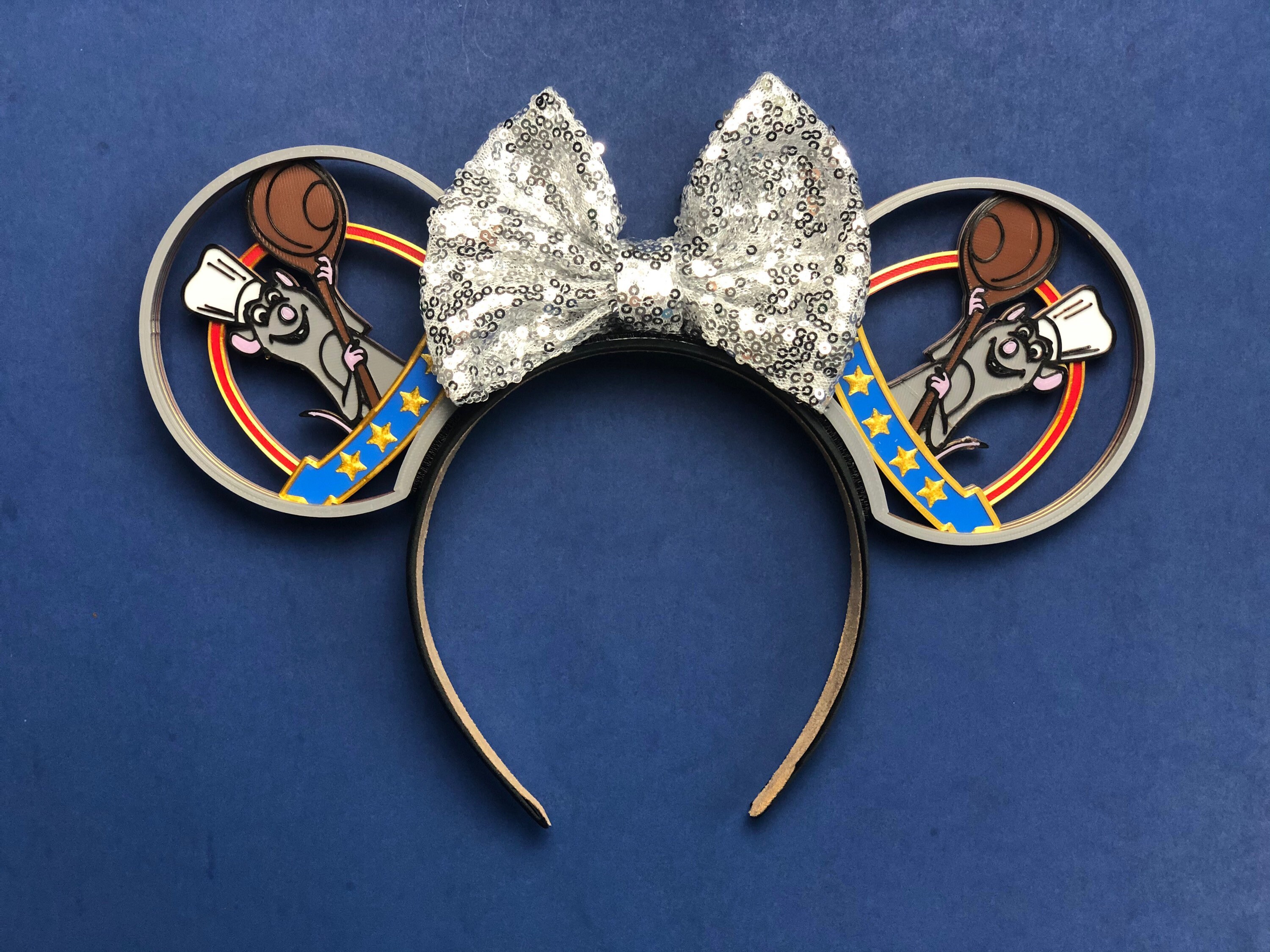 Chef Remy 3D Ears | Ratatouille 3D Ears | Interchangeable Mouse Ears ...
