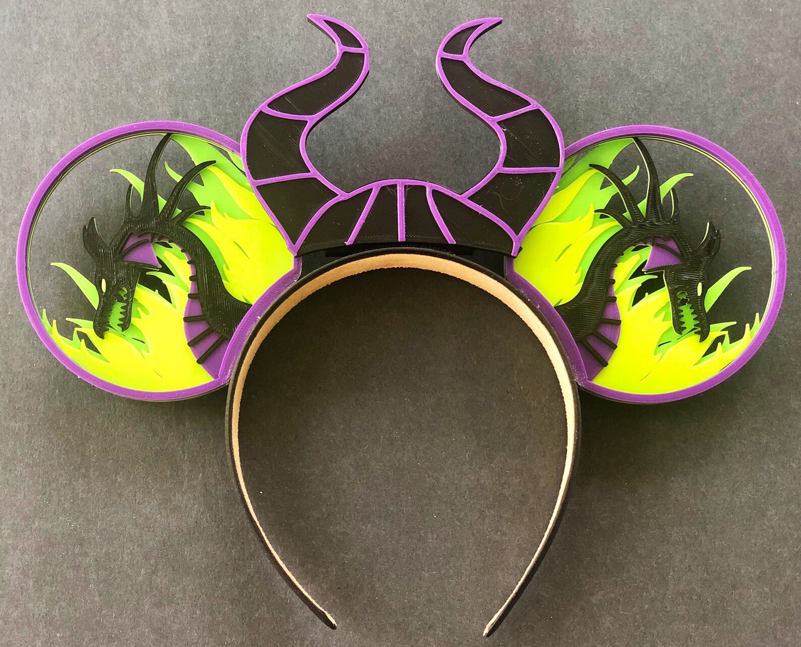 Maleficent Dragon 3D Ears Mistress of Evil 3D Printed Ears | Etsy