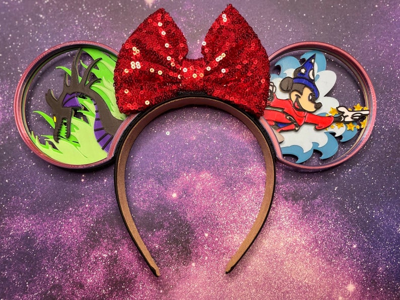 Fantastic Sorcerer Mouse 3D Ears | Fantasmic Ears | Sorcerer Hat Ears ...