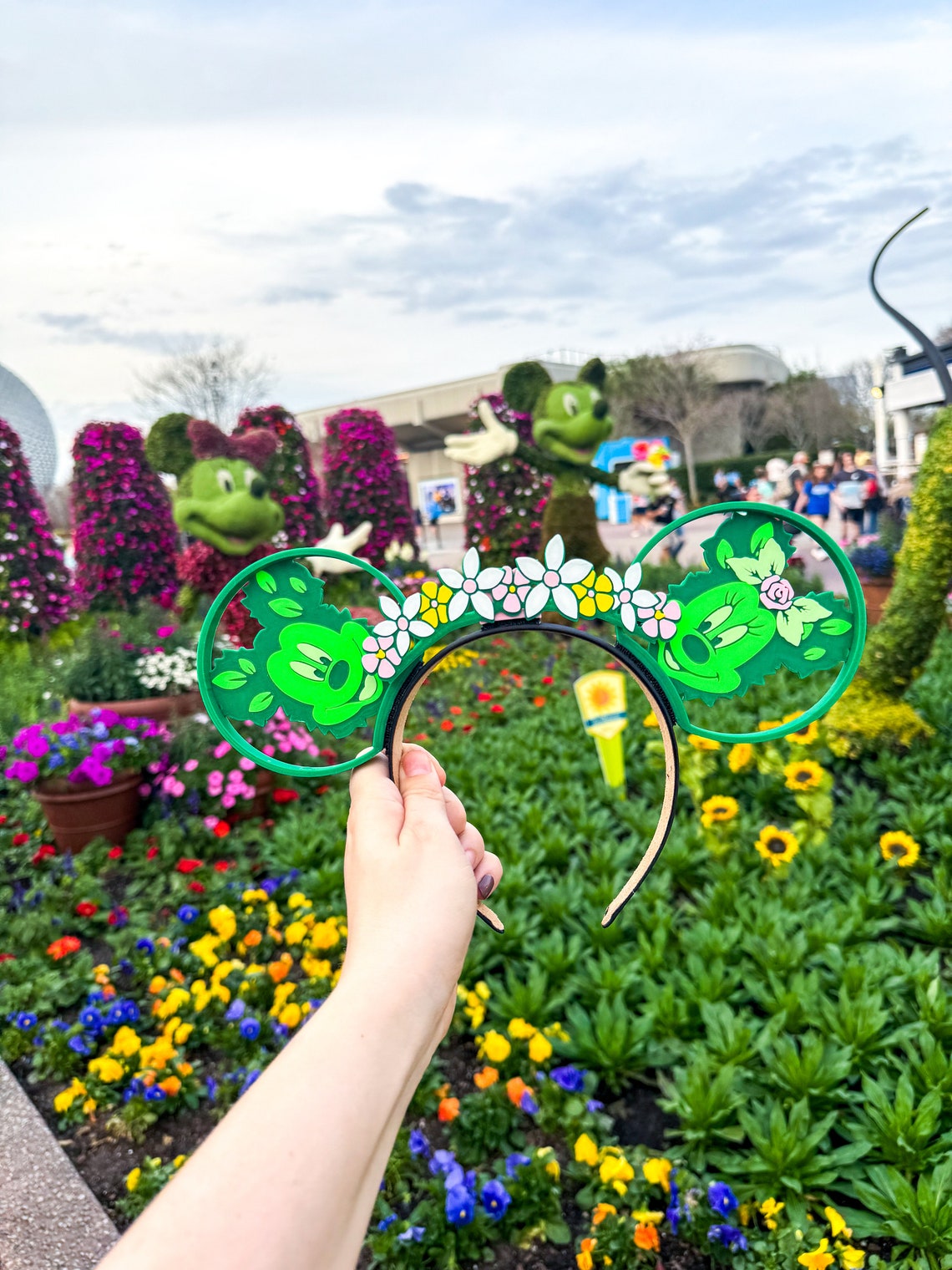 Mouse Topiary 3D Ears | Epcot Flower and Garden 3D Printed Ears ...