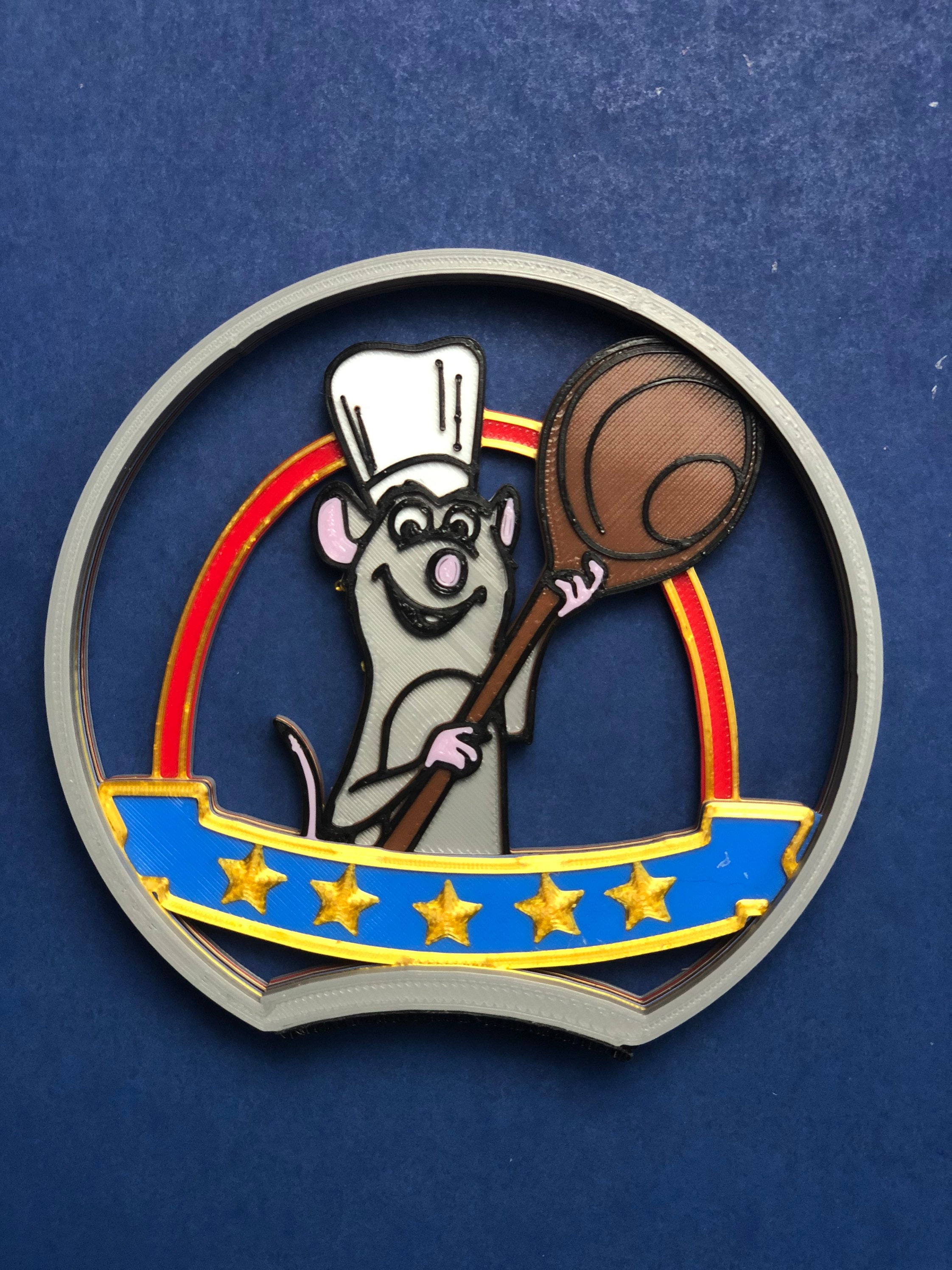 Chef Remy 3D Ears | Ratatouille 3D Ears | Interchangeable Mouse Ears ...
