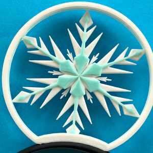 3D Ice Queen Mouse Ears | Interchangeable Ears | Elsa 3D Printed Ears ...