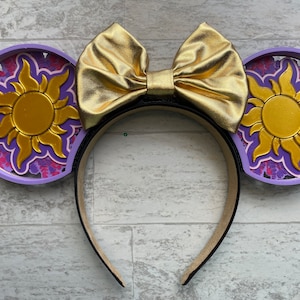 3D Tangled Sun Mural Mouse Ears | Interchangeable Mouse Ears | 3D ...