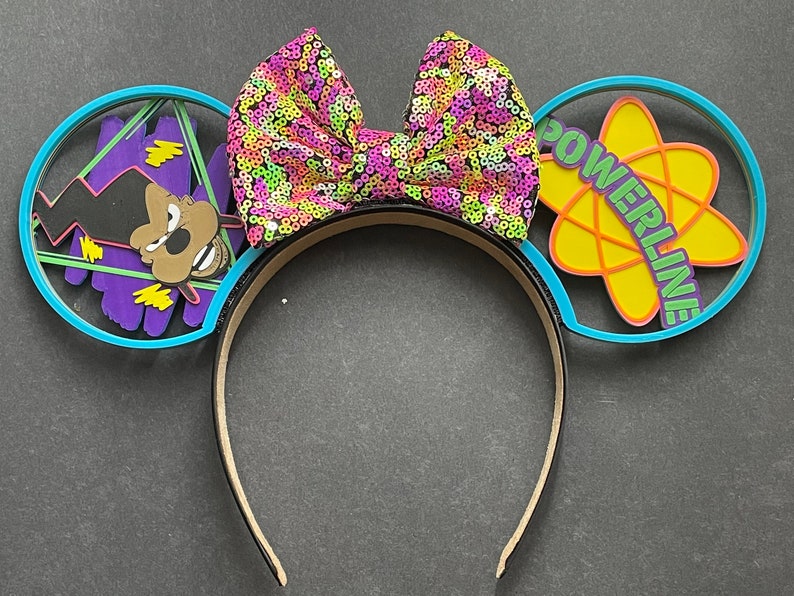 Powerline 3D Mouse Ears Goofy Movie Ears Power Ears - Etsy