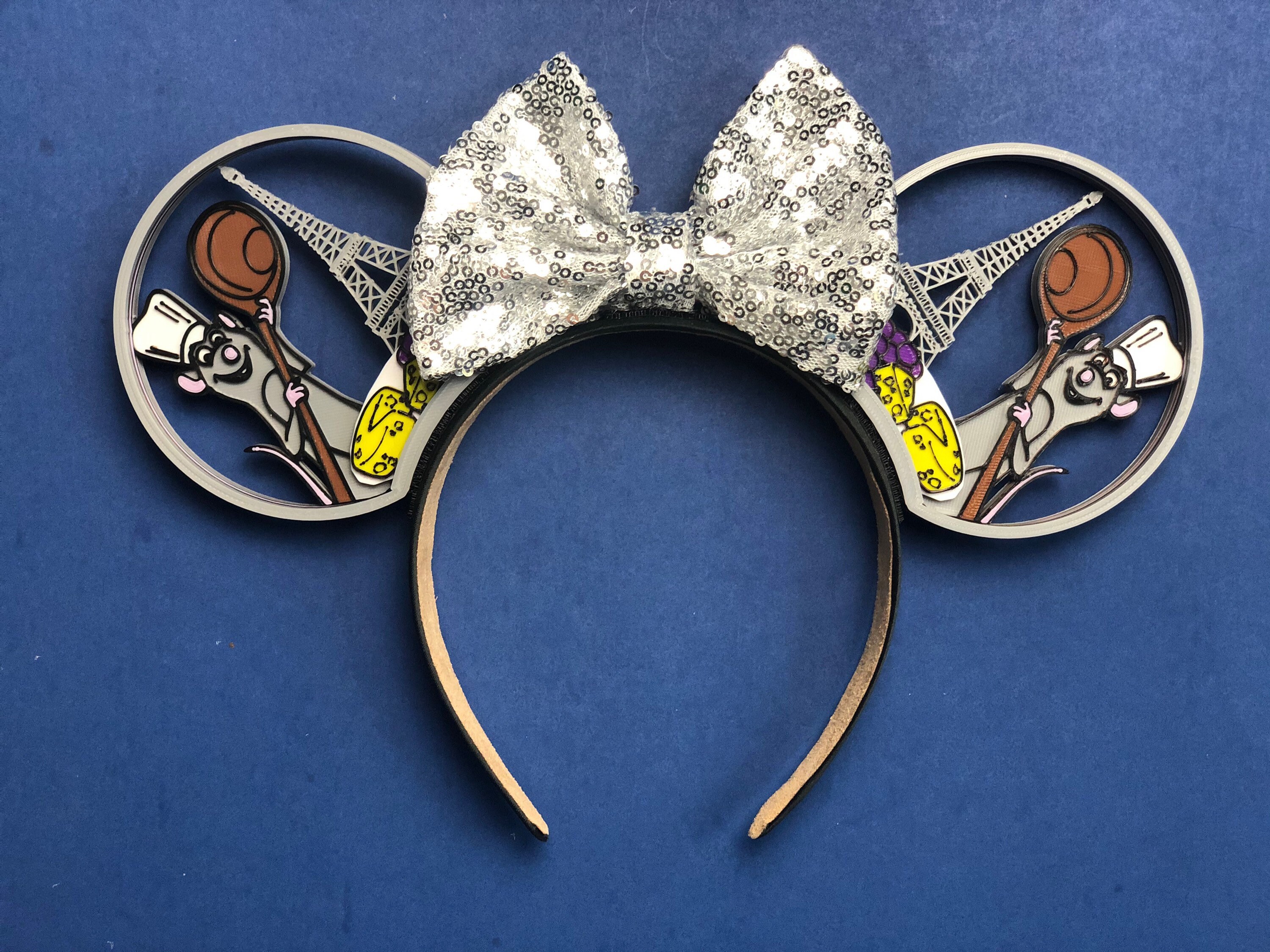 Ratatouille 3D Ears | Chef Remy 3D Ears | Interchangeable Mouse Ears ...