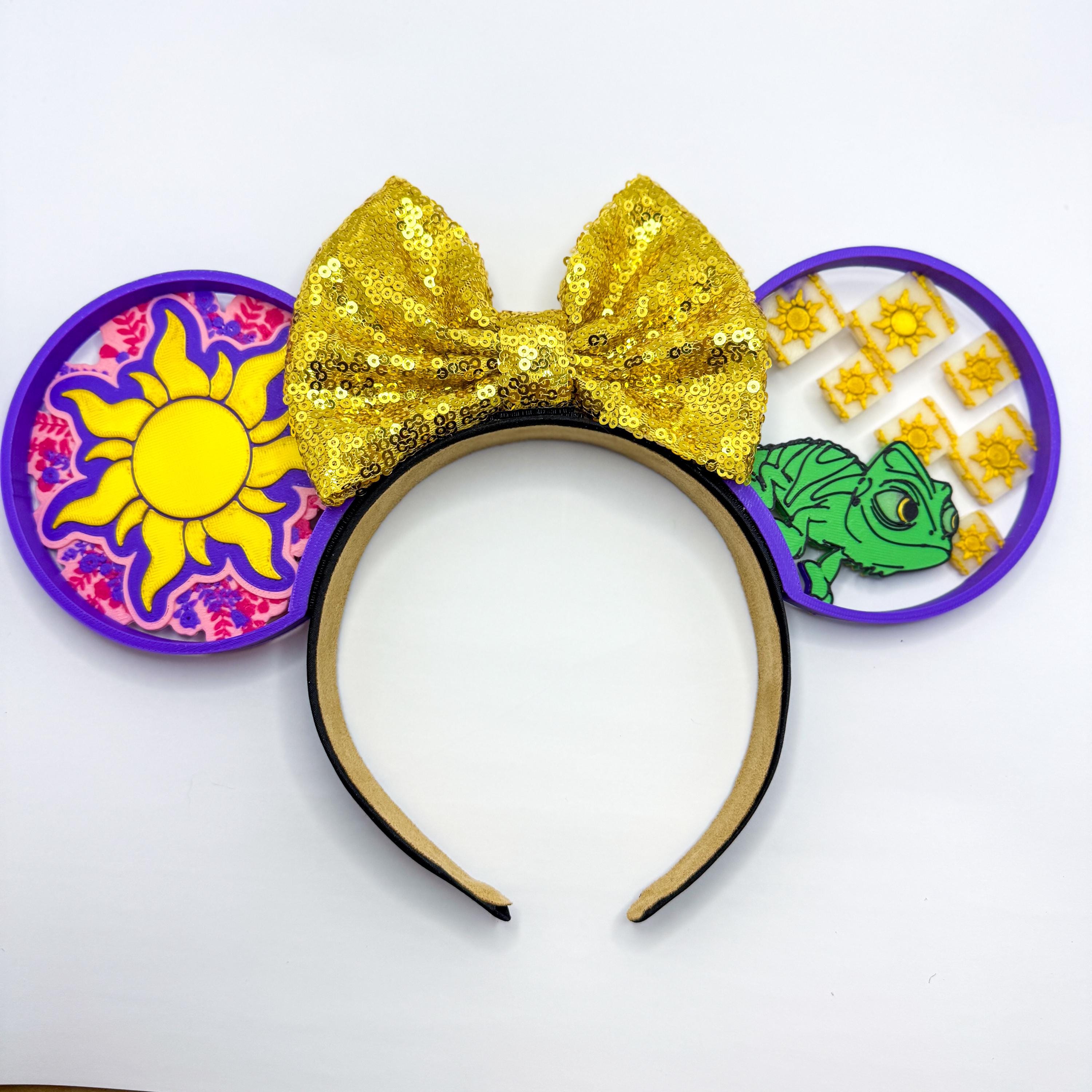 3D Tangled Sun Mural Mouse Ears | Interchangeable Mouse Ears | 3D ...