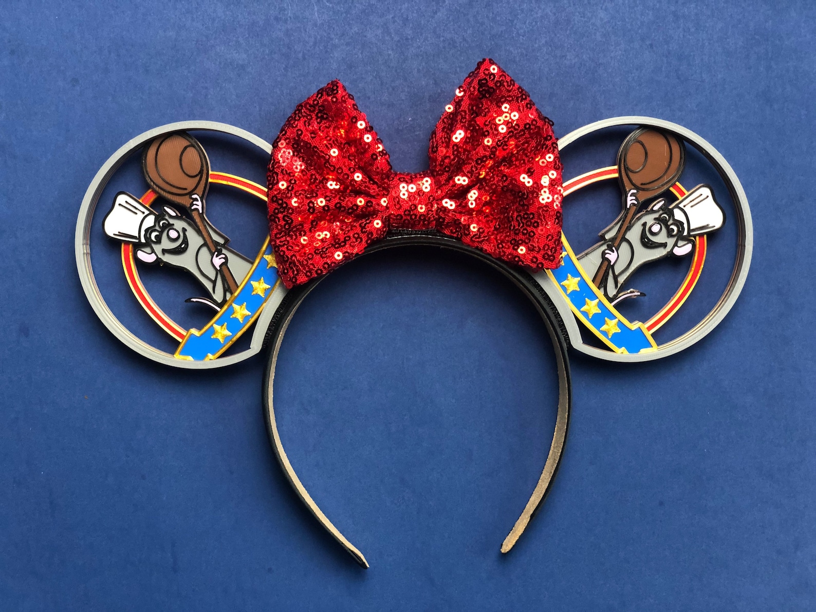 Chef Remy 3D Ears | Ratatouille 3D Ears | Interchangeable Mouse Ears ...
