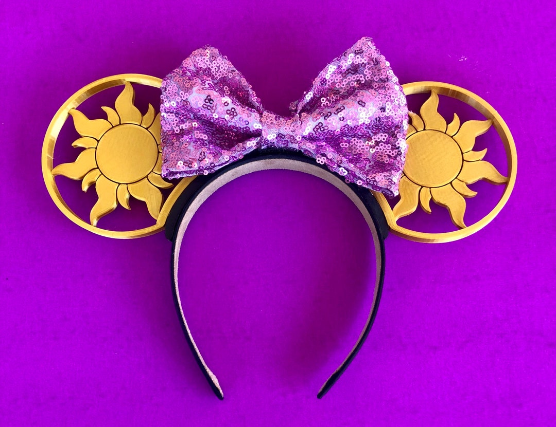 3D Tangled Sun Mouse Ears | Interchangeable Mouse Ears | 3D Tangled ...