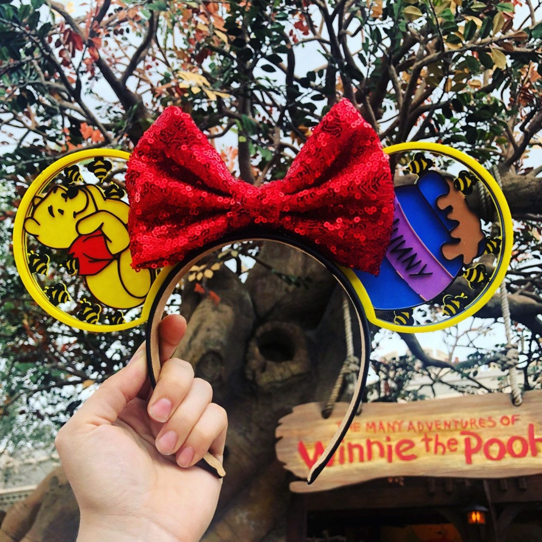 Honey Bear Mouse Ears | 3D Print Mouse Ears | Pooh Ears - Etsy