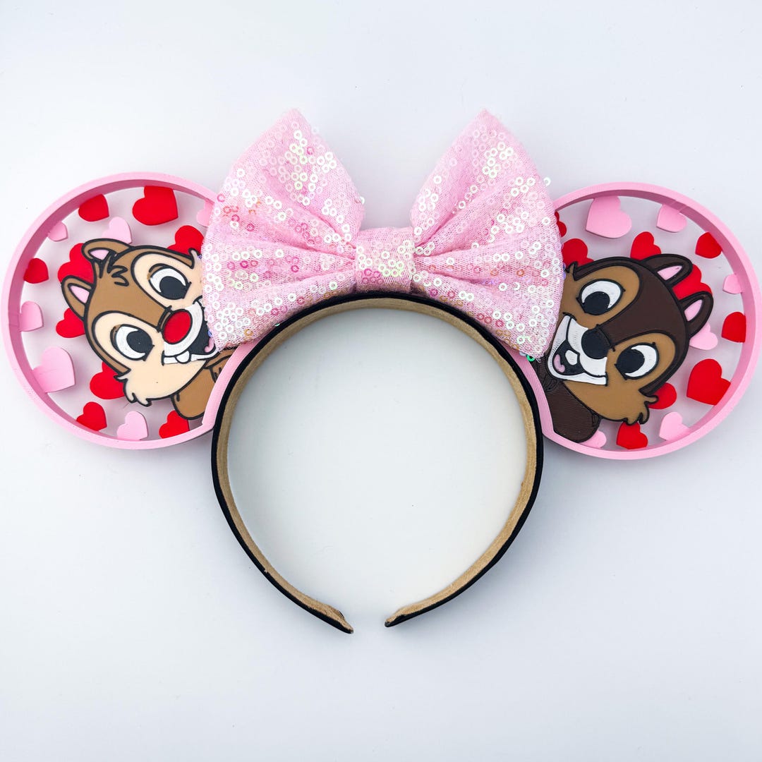 Chipmunk Love Mouse Ears | Chip and Dale Movie Ears | Interchangeable ...