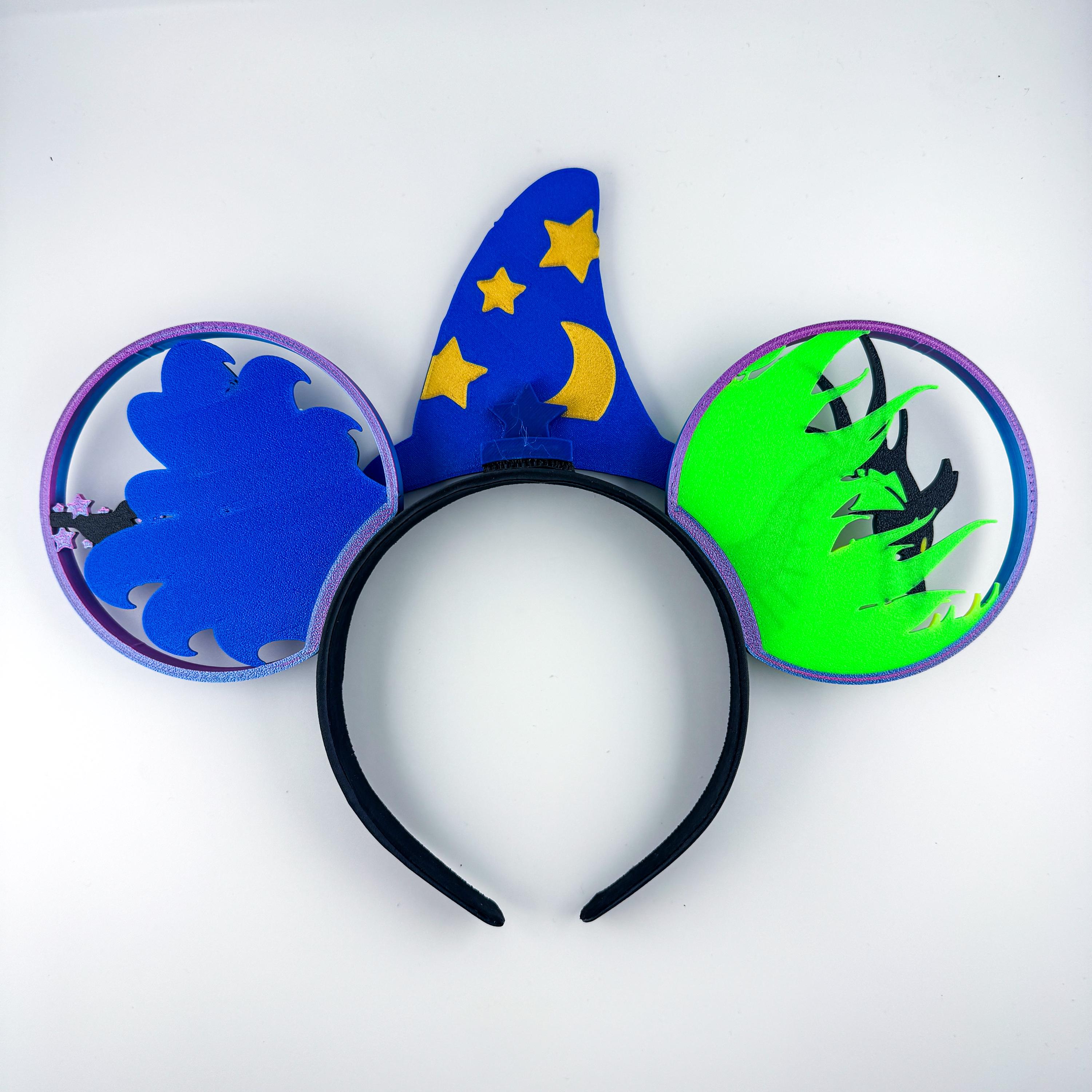 Fantastic Sorcerer Mouse 3D Ears | Fantasmic Ears | Sorcerer Hat Ears ...