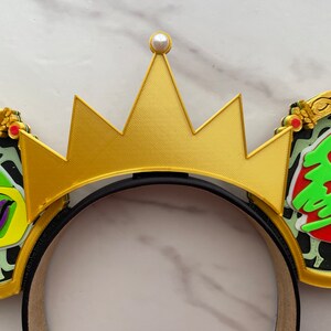 3D Poison Apple Magic Mirror Snow White Mouse Ears | Evil Queen Mouse ...