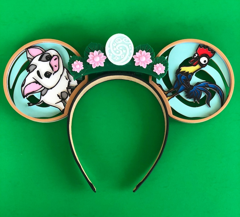 Heart of the Ocean Ears Pua Hei Hei Ears Interchangeable - Etsy