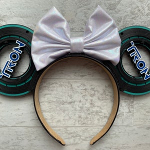 Tron Mouse Ears| 3D Printed Tron Ears | Interchangeable Mouse Ears - Etsy