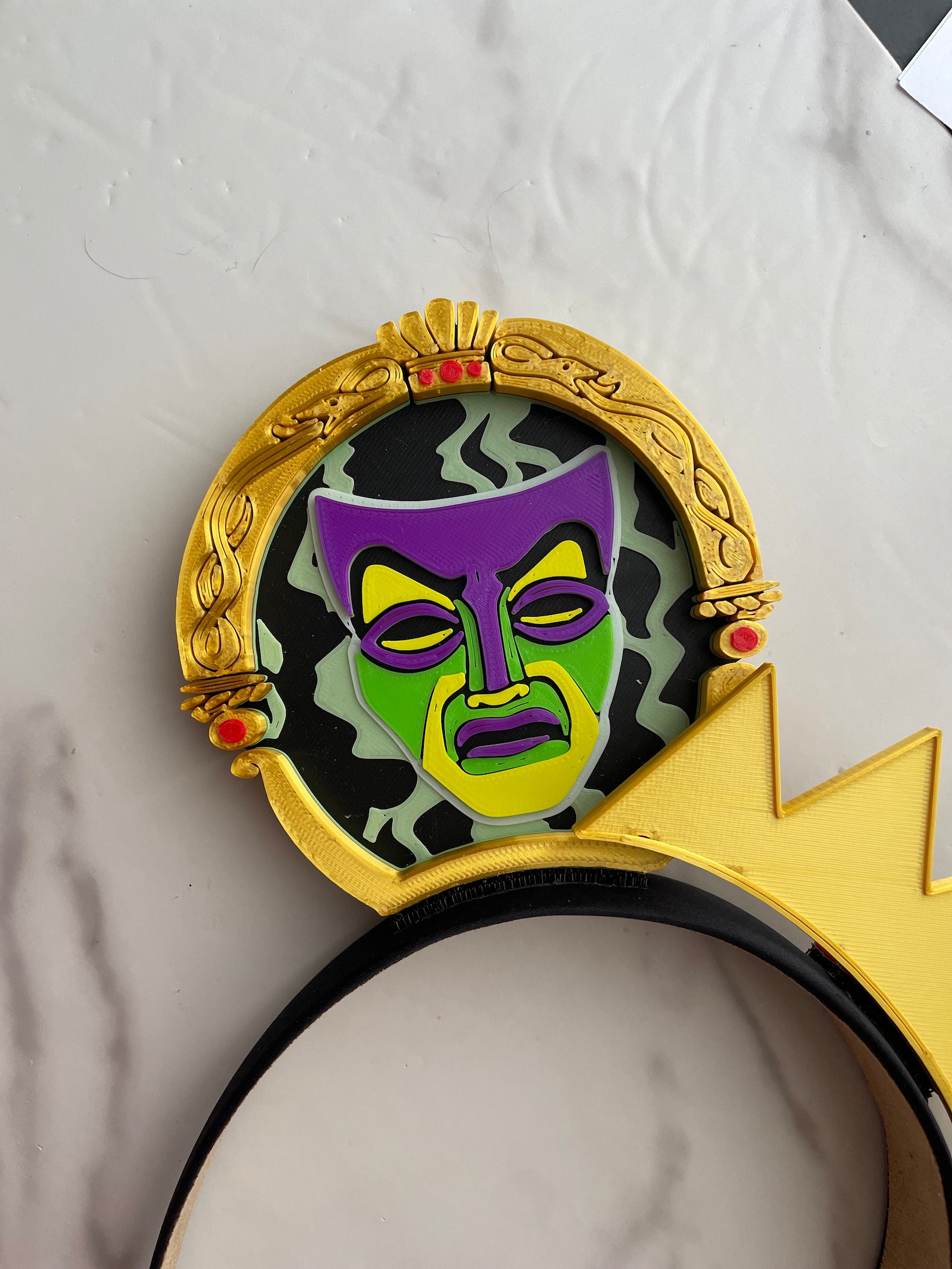 3D Poison Apple Magic Mirror Snow White Mouse Ears | Evil Queen Mouse ...