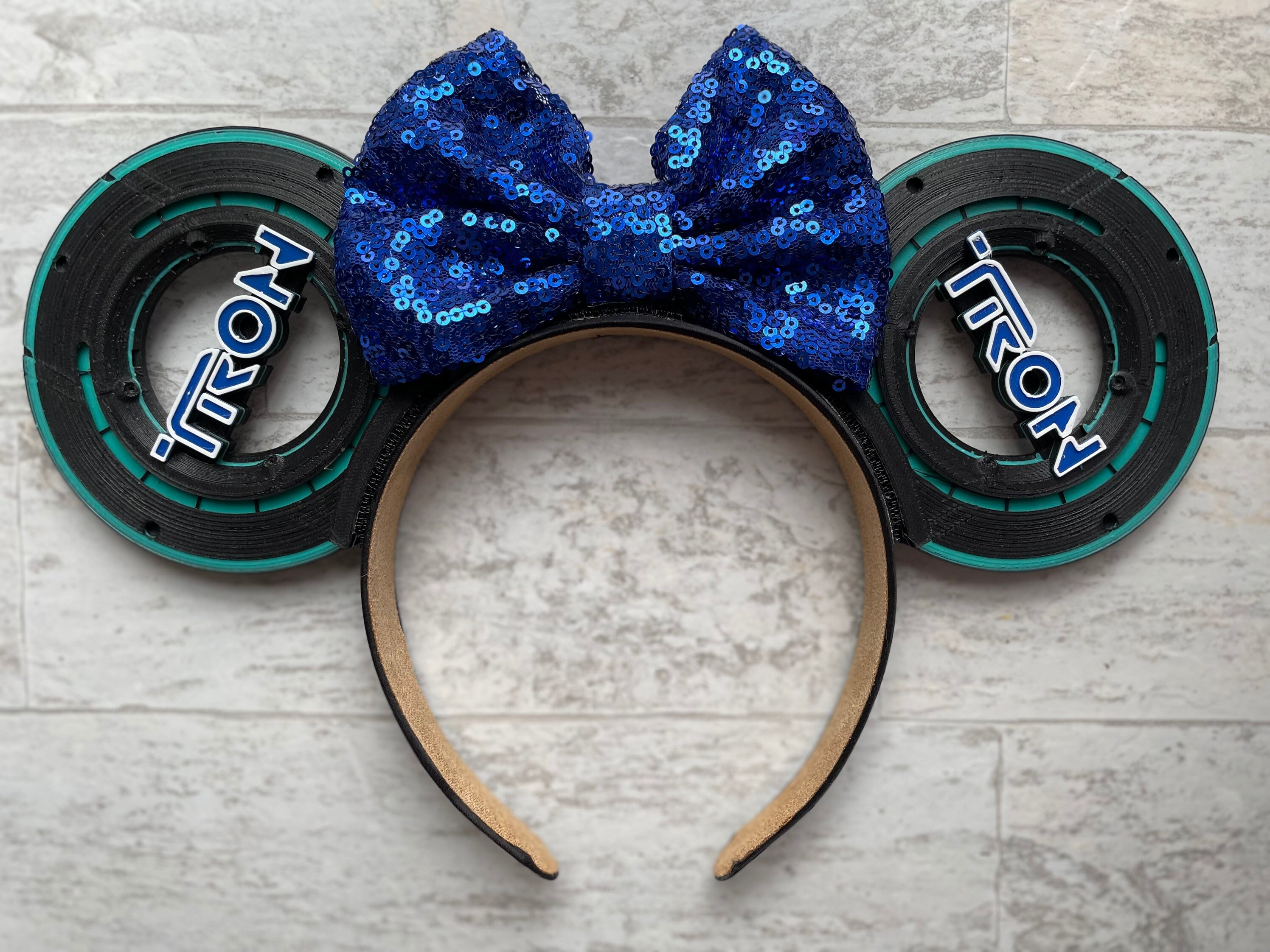 Tron Mouse Ears| 3D Printed Tron Ears | Interchangeable Mouse Ears - Etsy
