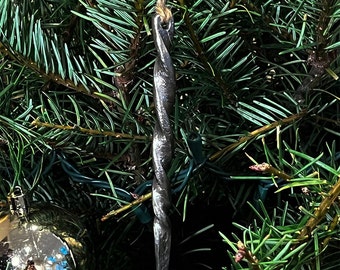 Hand Forged Icicles, Lot of 3 Hand Made Christmas Ornaments, Icicle ...