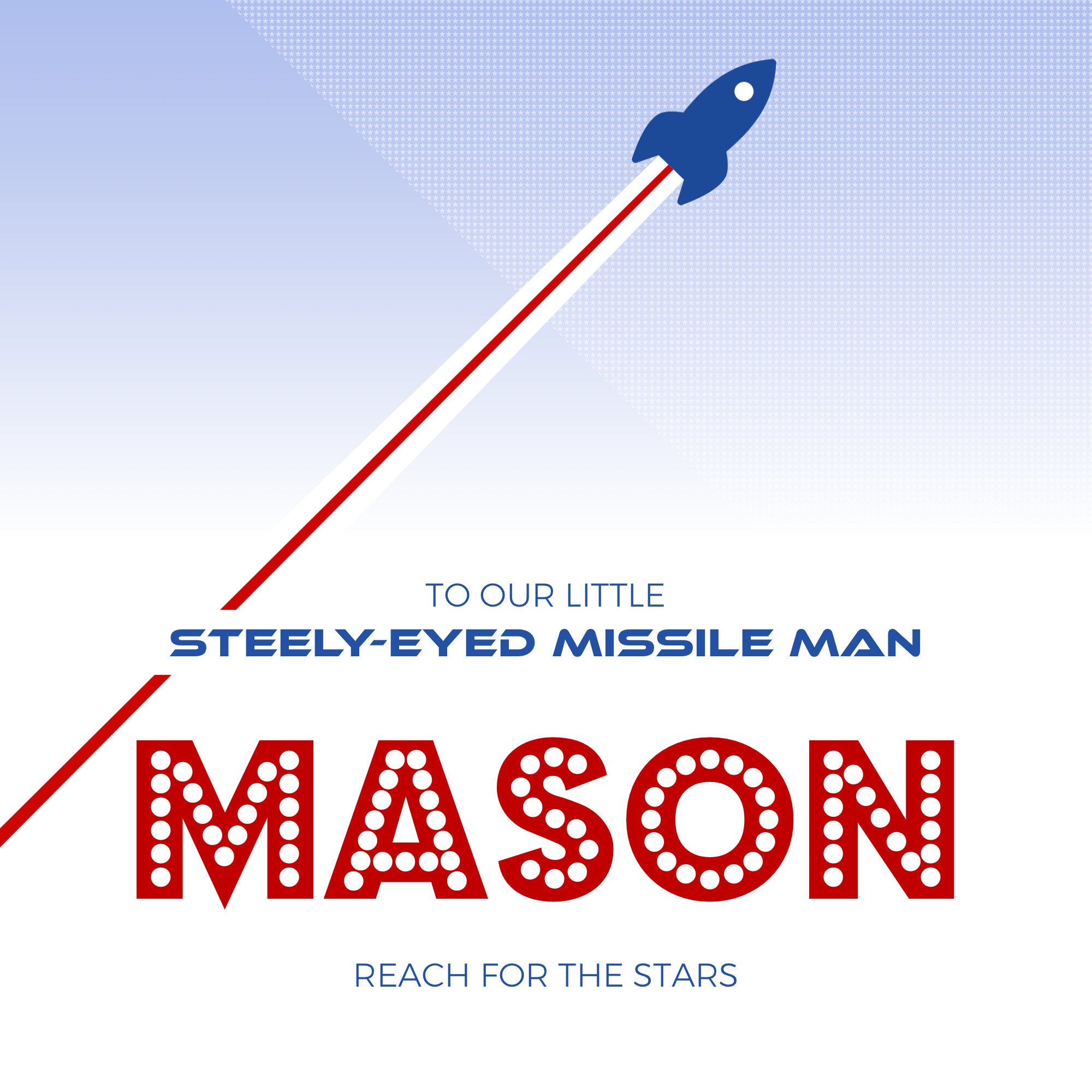 Mason Printable Personalised Nursery Decor Steely Eyed Missile Man Cute ...