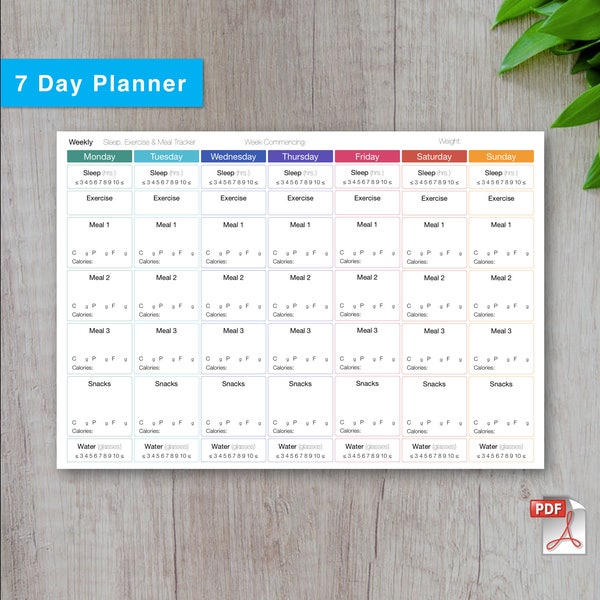 Meal Planner - Etsy