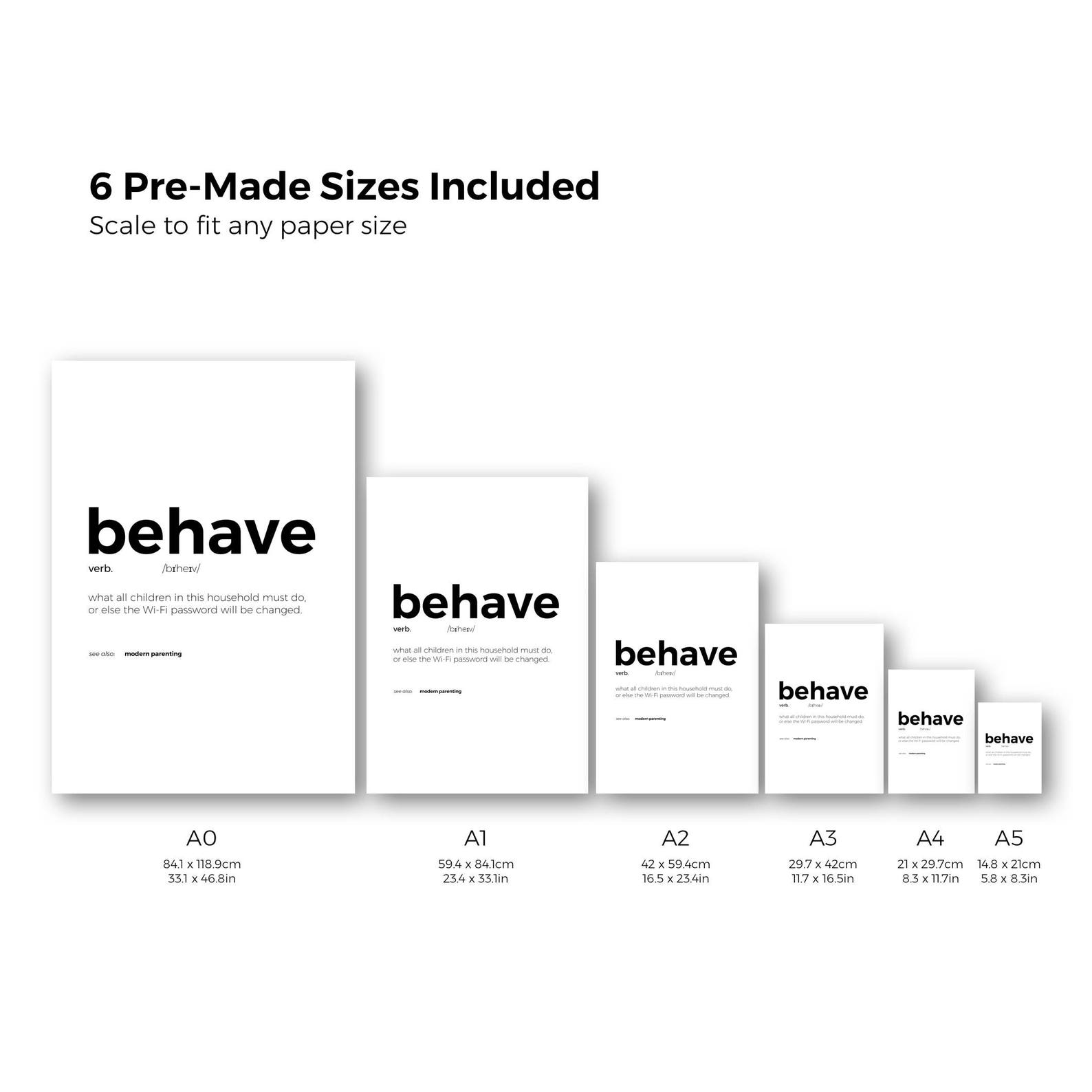 Printable Funny Parenting Print - Funny Parenting Sign - Funny ...