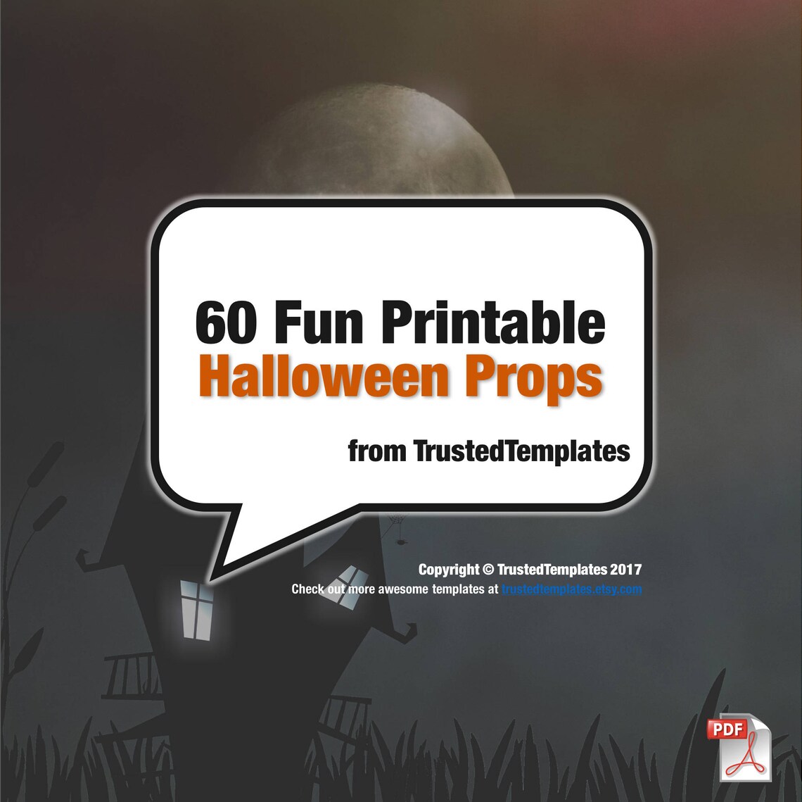 60 Fun Halloween Printable Party Props | Halloween Photobooth | DIY ...