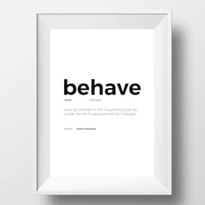 Printable Funny Parenting Print - Funny Parenting Sign - Funny ...