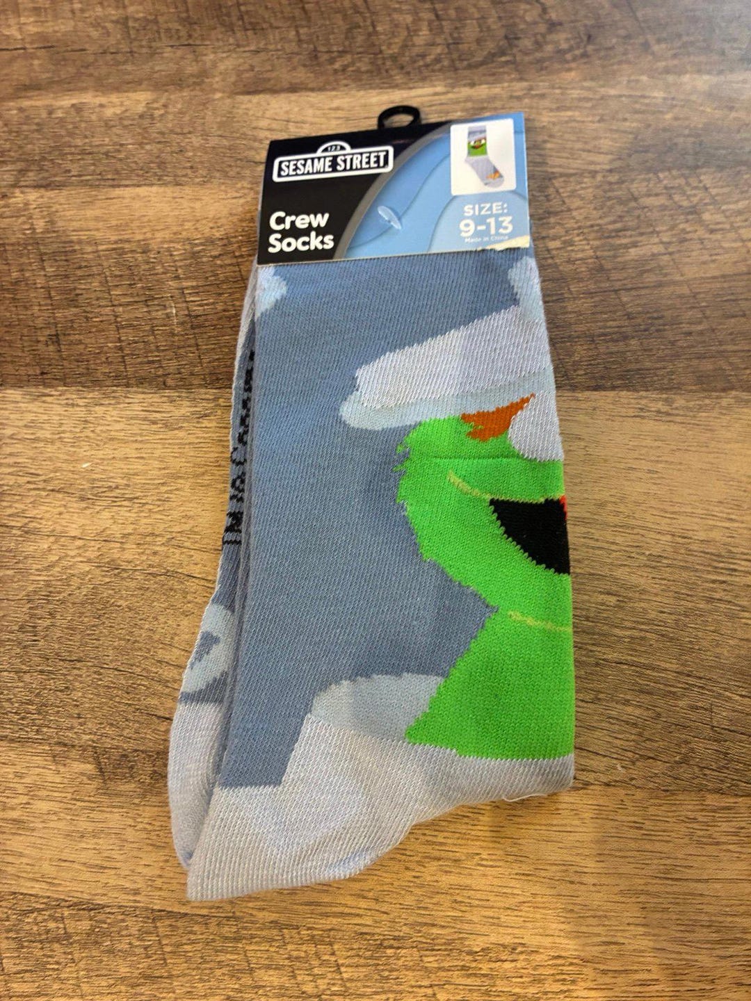 Oscar the Grouch - Sesame Street Crew Socks (brand New) - Etsy