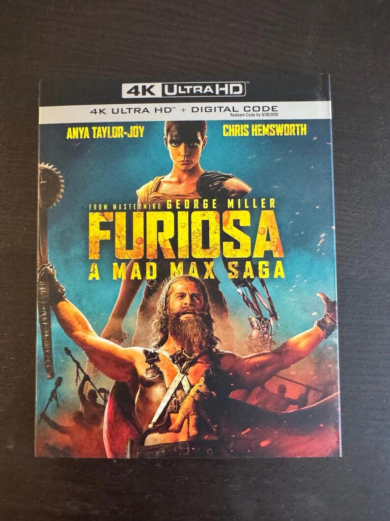 Furiosa A Mad Max Saga 4k Ultra HD + Digital Code - Etsy