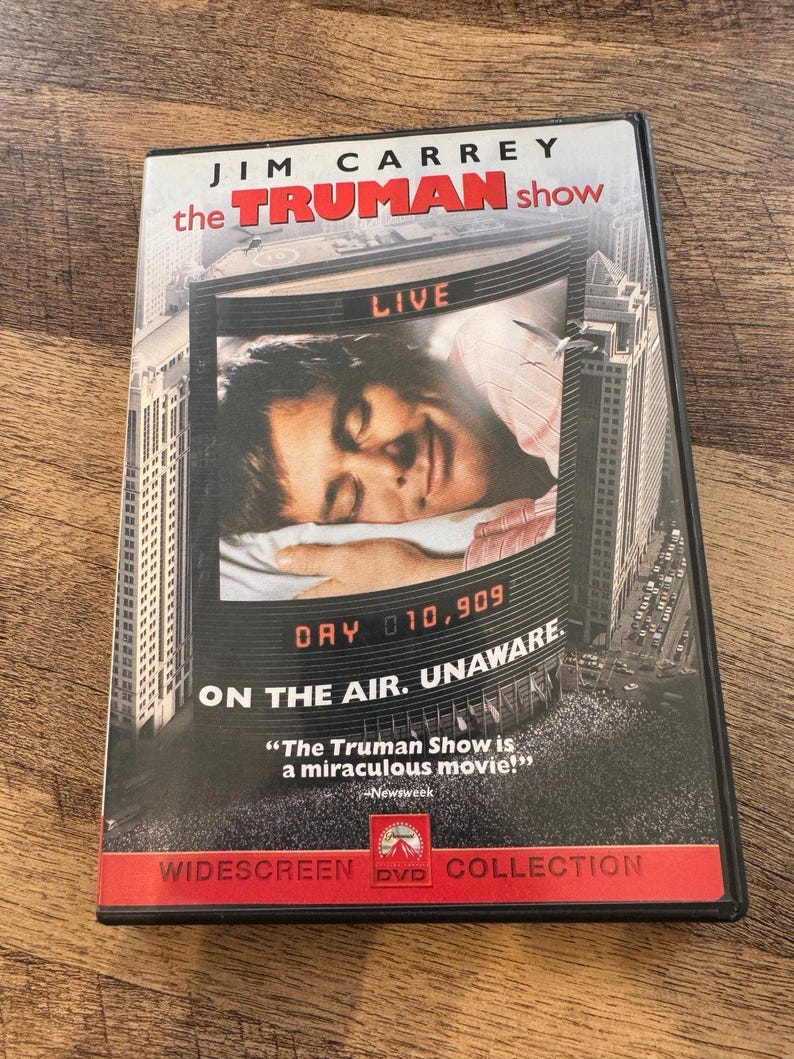 The Truman Show Widescreen Edition DVD - Etsy