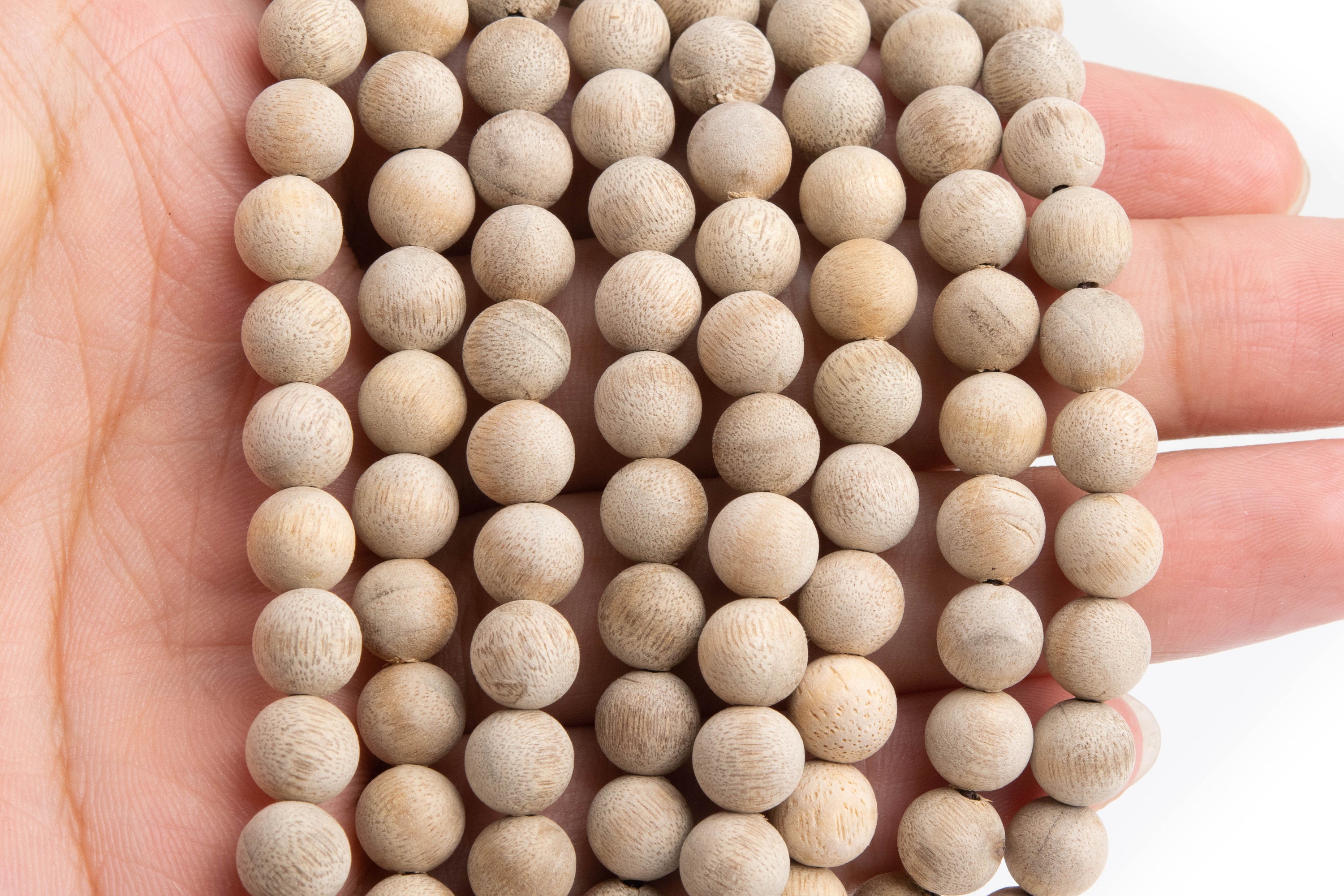 108 Pcs 8MM Golden Phoebe Silkwood Mala Beads Fragrant - Etsy