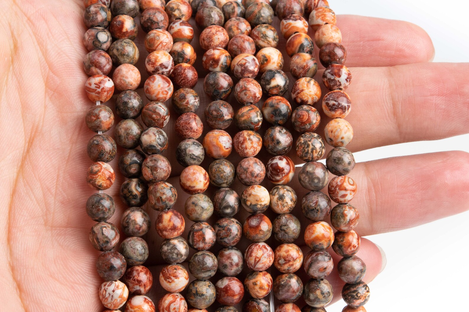 Genuine Natural Leopard Skin Jasper Gemstone Beads 6MM - Etsy