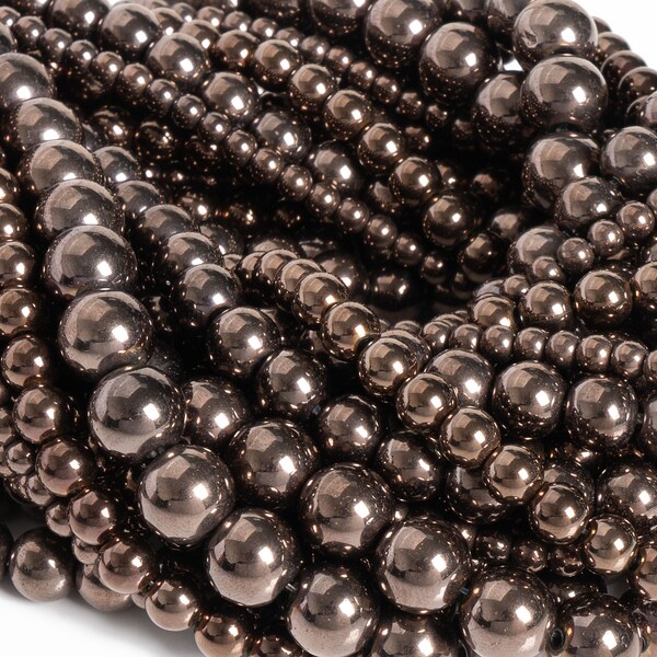 Brown Hematite Beads - Etsy