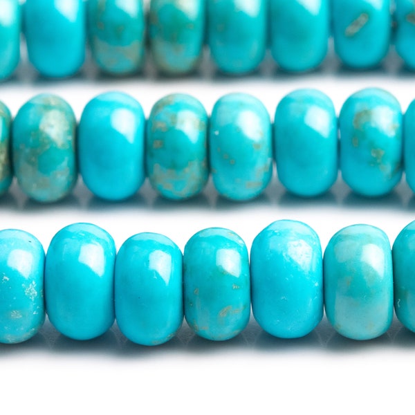 Rondelle Turquoise - Etsy