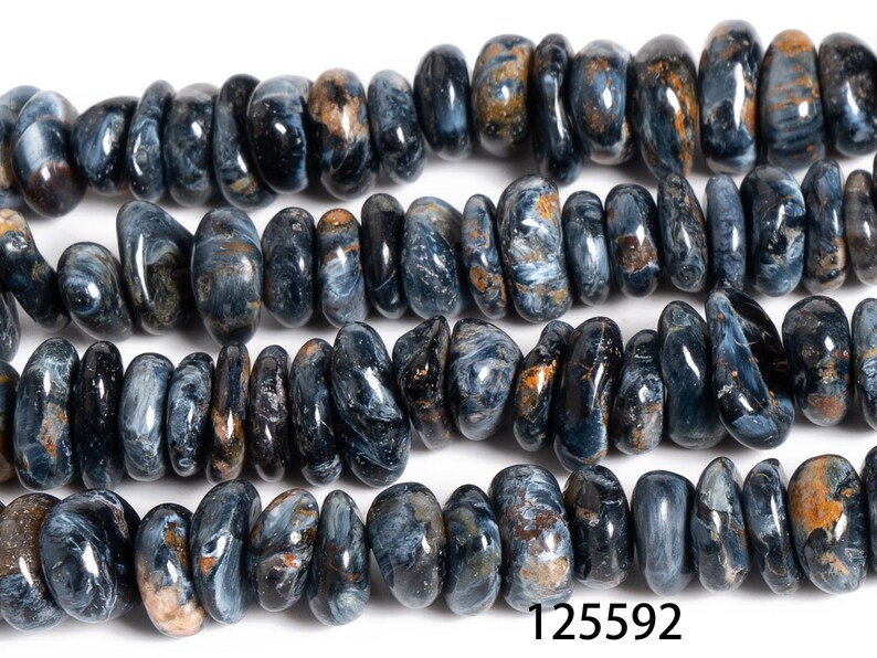 Genuine Natural Pietersite Gemstone Beads 8-10MM 10-12MM Blue Brown ...