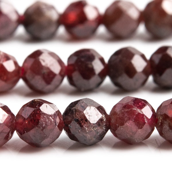 Faceted Garnet - Etsy