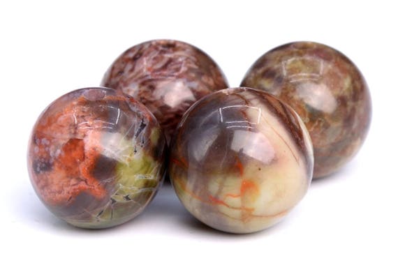 Genuine Natural Rainforest Agate Gemstone Beads 8MM Multicolor - Etsy