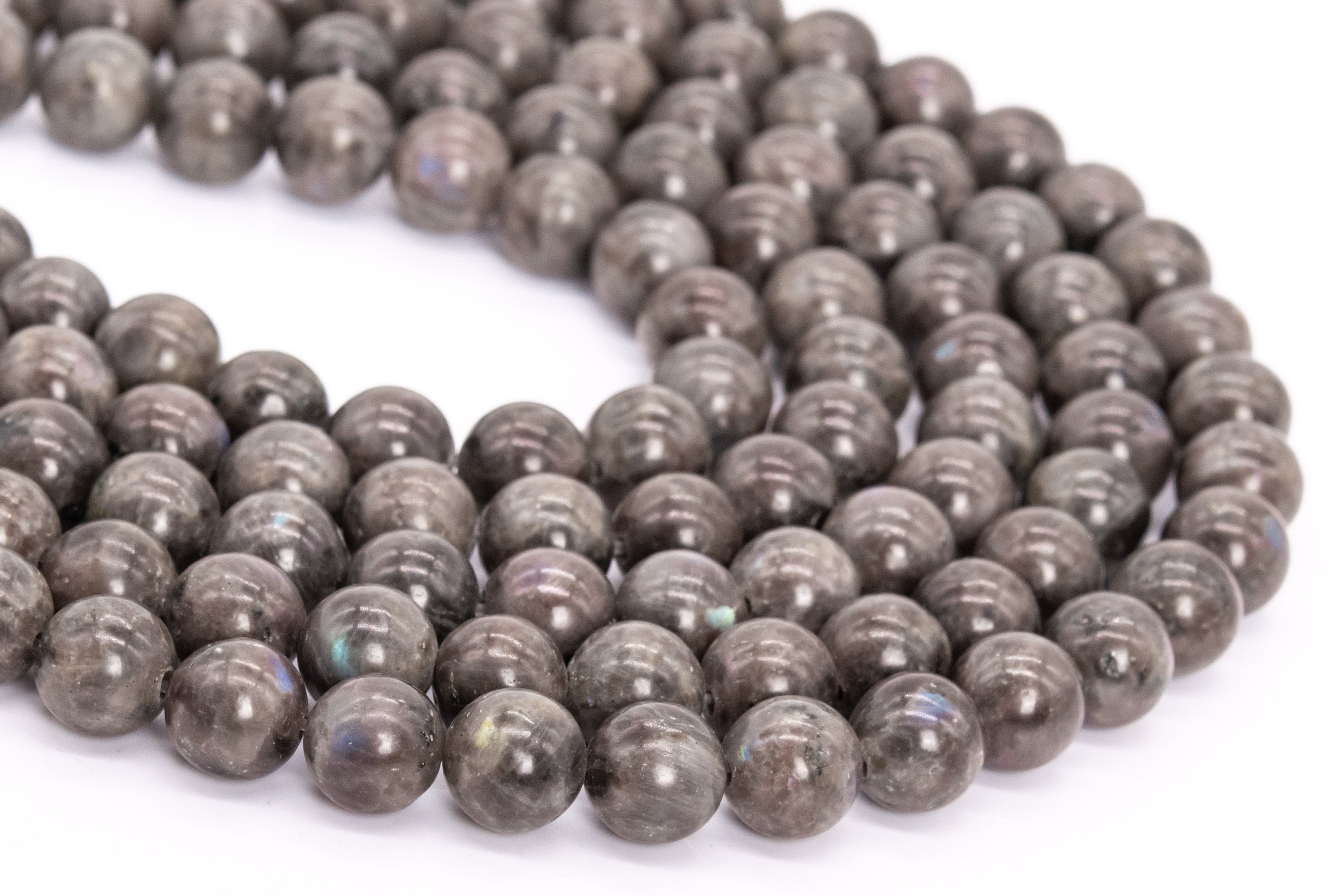Genuine Natural Labradorite Gemstone Beads 8MM Chocolate Brown - Etsy