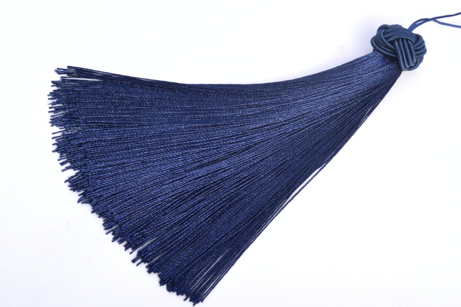 2 Pcs 5.9 / 15CM Navy Blue Tassel Polyester 1.7CM - Etsy