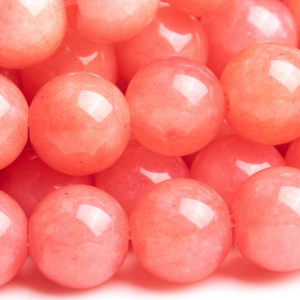 Round Coral Beads - Etsy