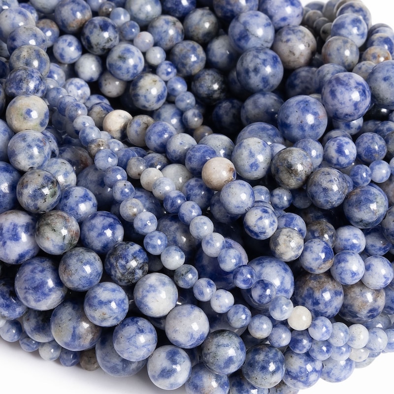 Blue Jasper Beads - Etsy