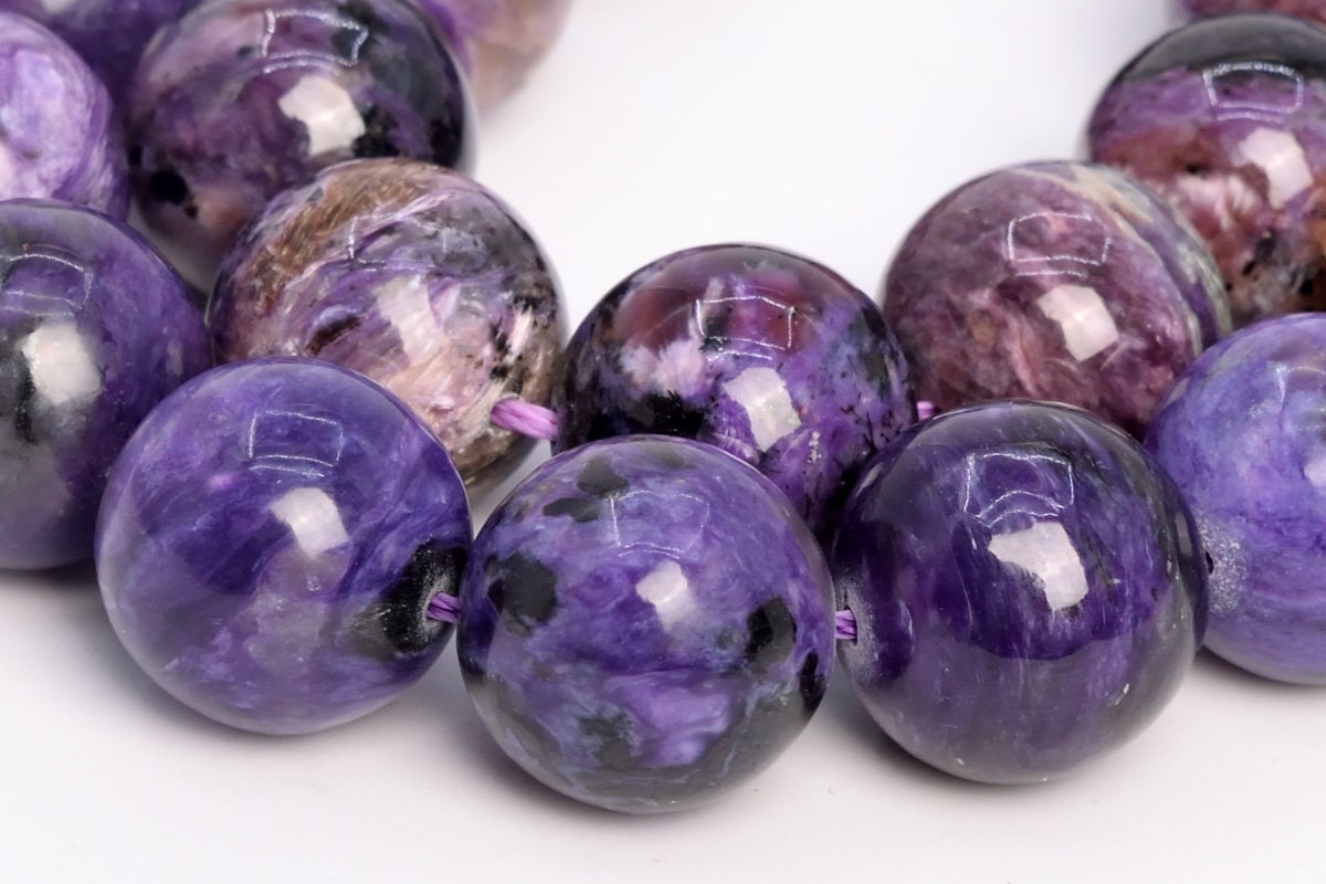 Materials Jewelry Making & Beading Genuine Natural Dark Color Charoite ...